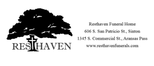 Resthaven Funeral Home - Sinton Memorials and Obituaries | We Remember